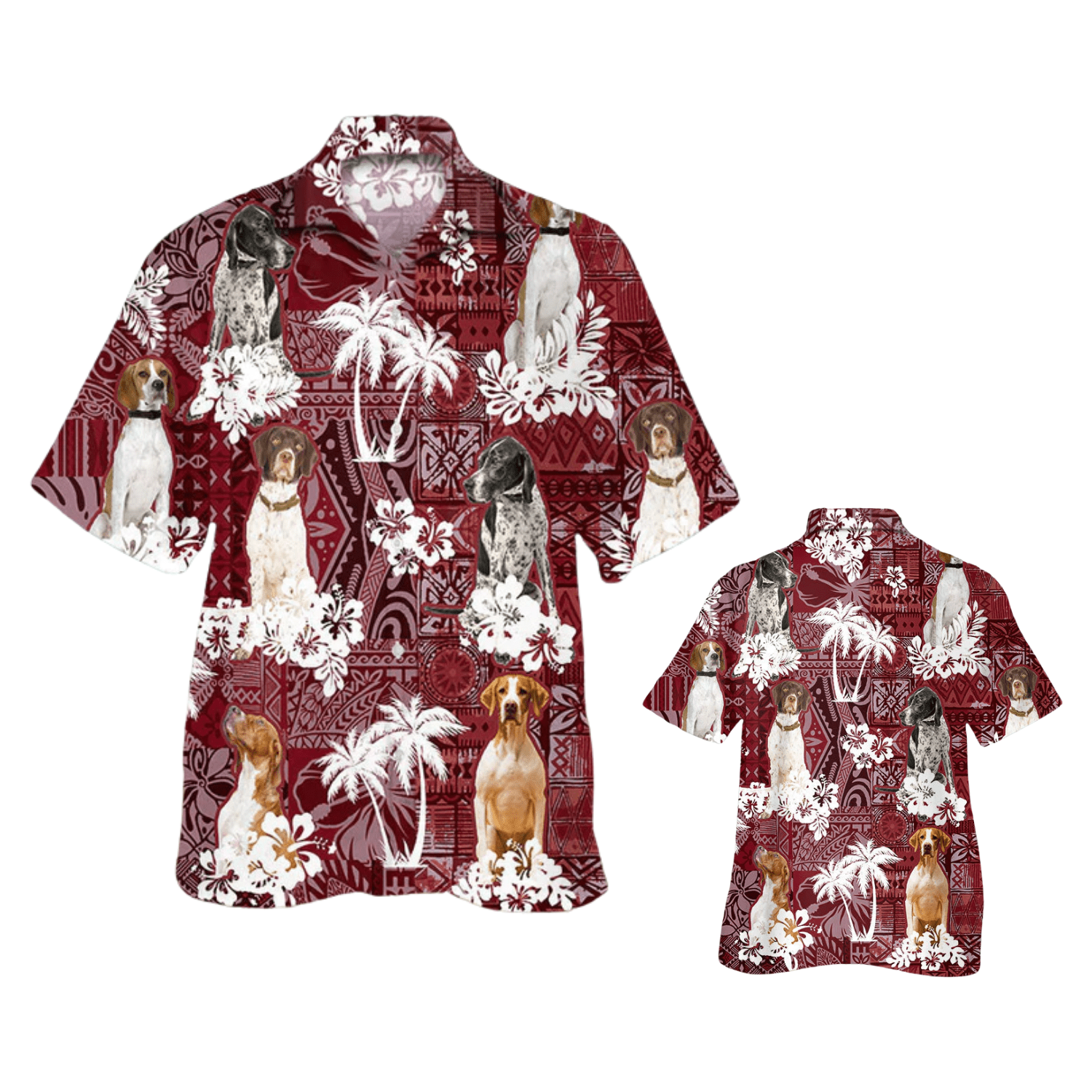 English Pointer Hawaiian Shirt, Pet Hawaii Shirt, Dog Lover Gifts ...