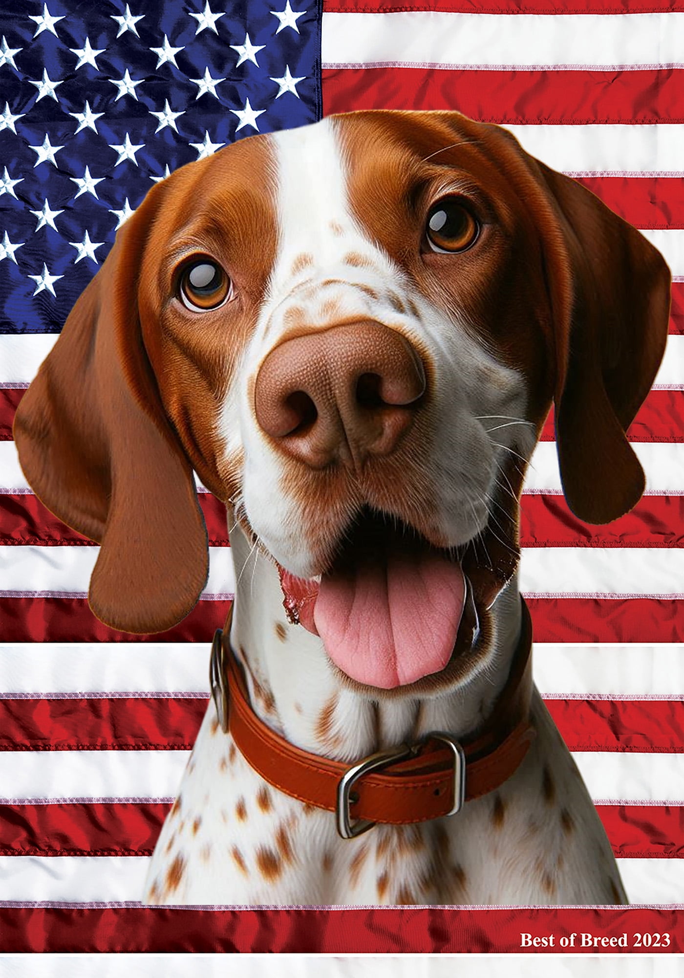 English Pointer Red/White - Best of Breed All-American Patriotic III ...