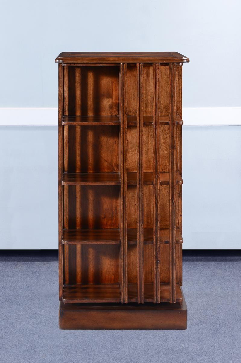 English Regency Revolving Mahogany Bookcase-Elegant Design - Walmart.com