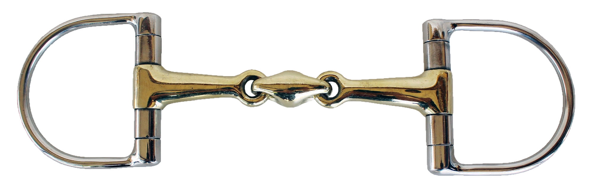English Riding Double Jointed Dee-Ring Bone 4.5" Mouth Snaffle Horse Bit 35568A - Walmart.com