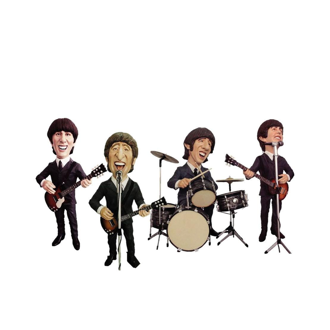 English Rock Band Caricature Set Life Size Statue - Walmart.com