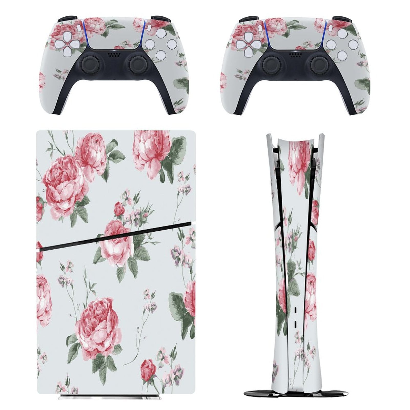 English Rose PS5/PS5 Pro/PS5 Slim Digital Disc Skin Sticker For Console ...