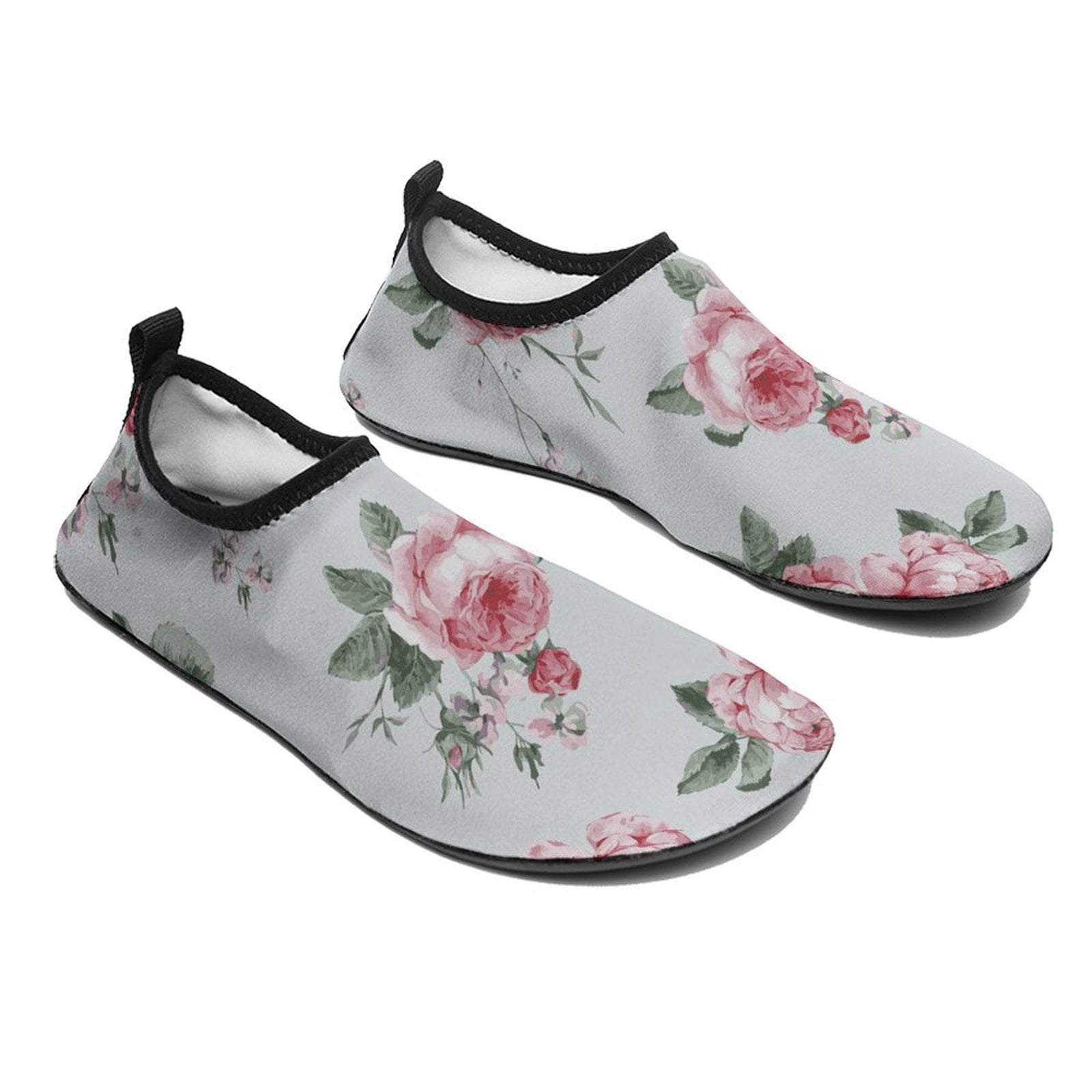 English Rose Water Shoes Beach Slip-on Shoes for Men Women Swim Pool ...