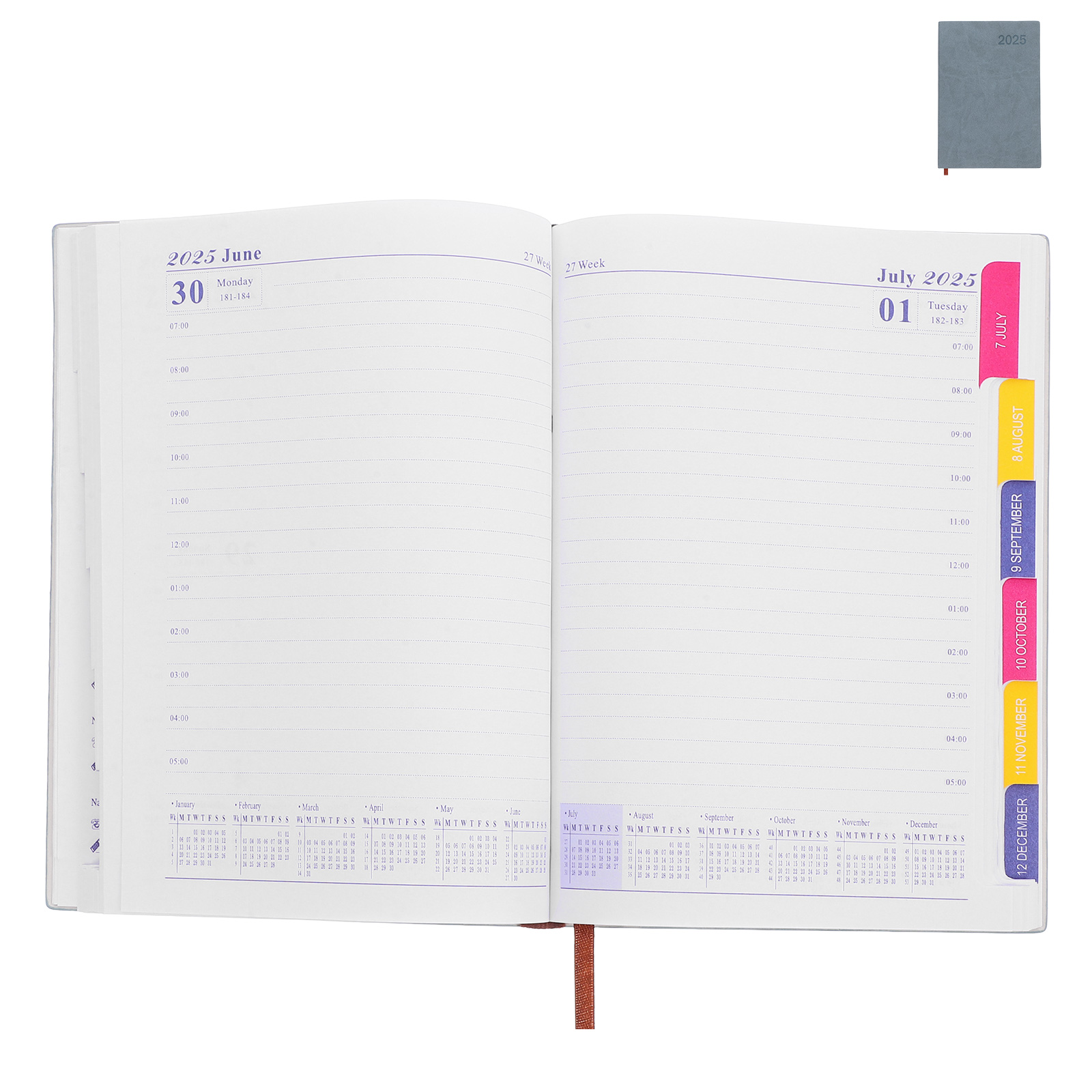 English Schedule Book Weekly Monthly And Daily Planner A5 Notepad Daily ...