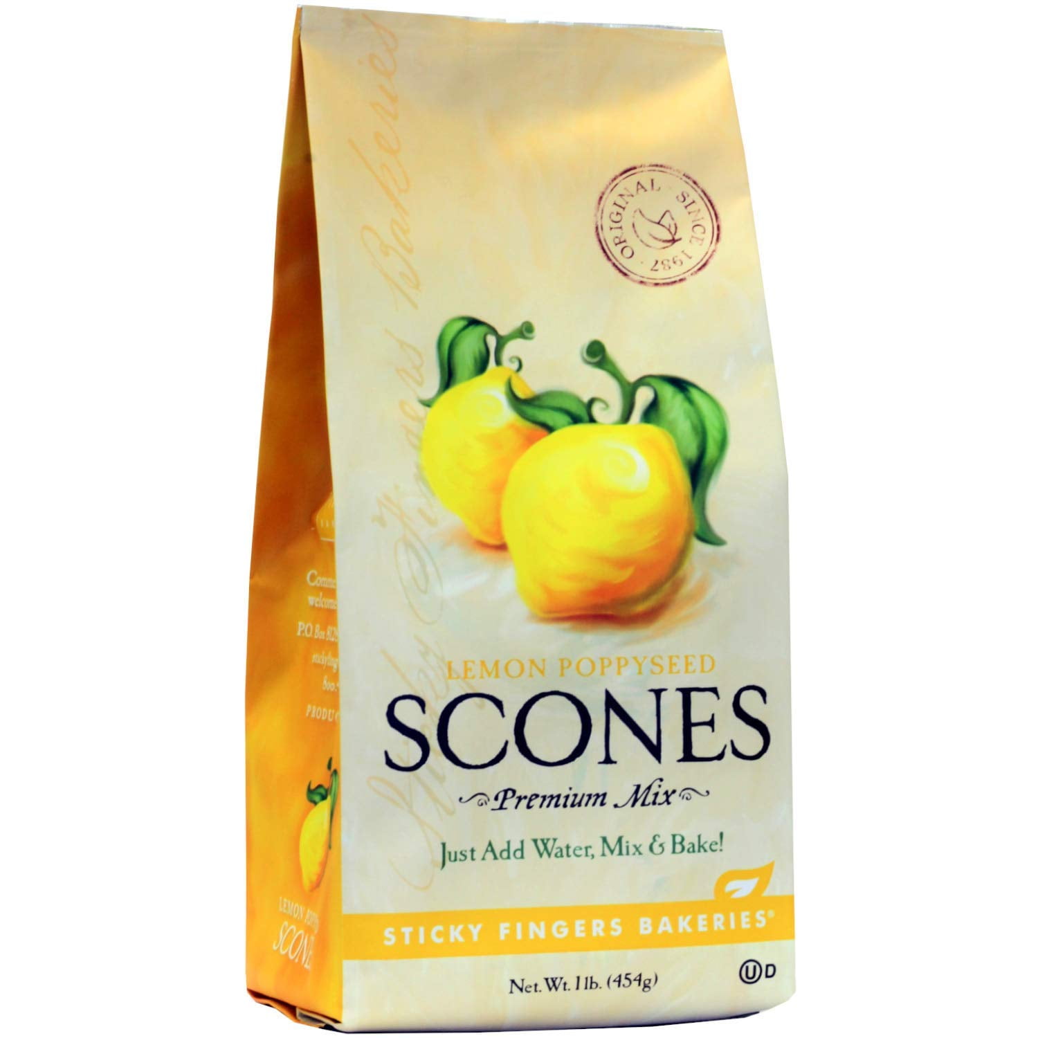 English Scone Mix, Lemon Poppyseed by Bakeries – Easy to Make English ...