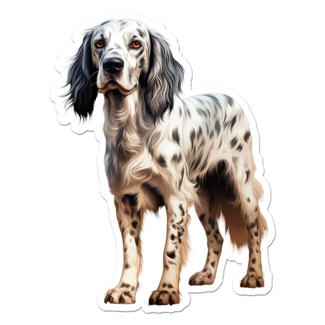 English Setter Sticker Phone Decal Water Bottle Stickers Car Decals, Laptop Sticker - Walmart.com