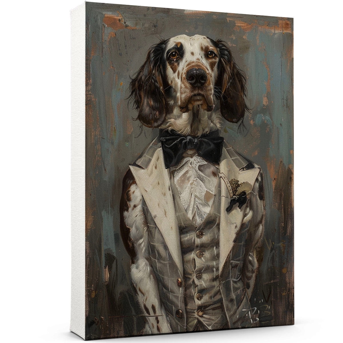 English Setter Wall Art Abstract Dog Posters - English Setter Dog ...