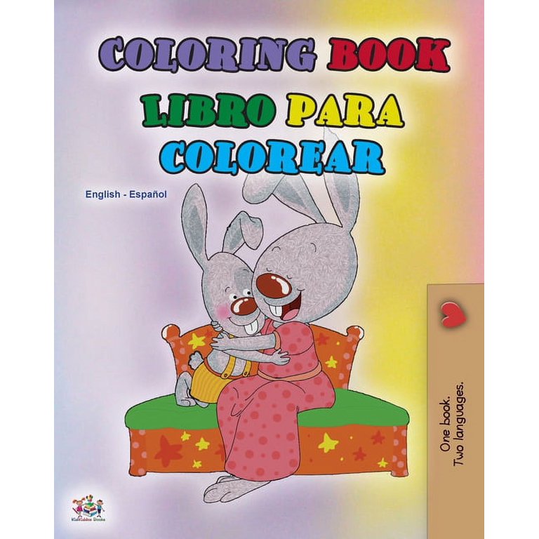 spanish english coloring book