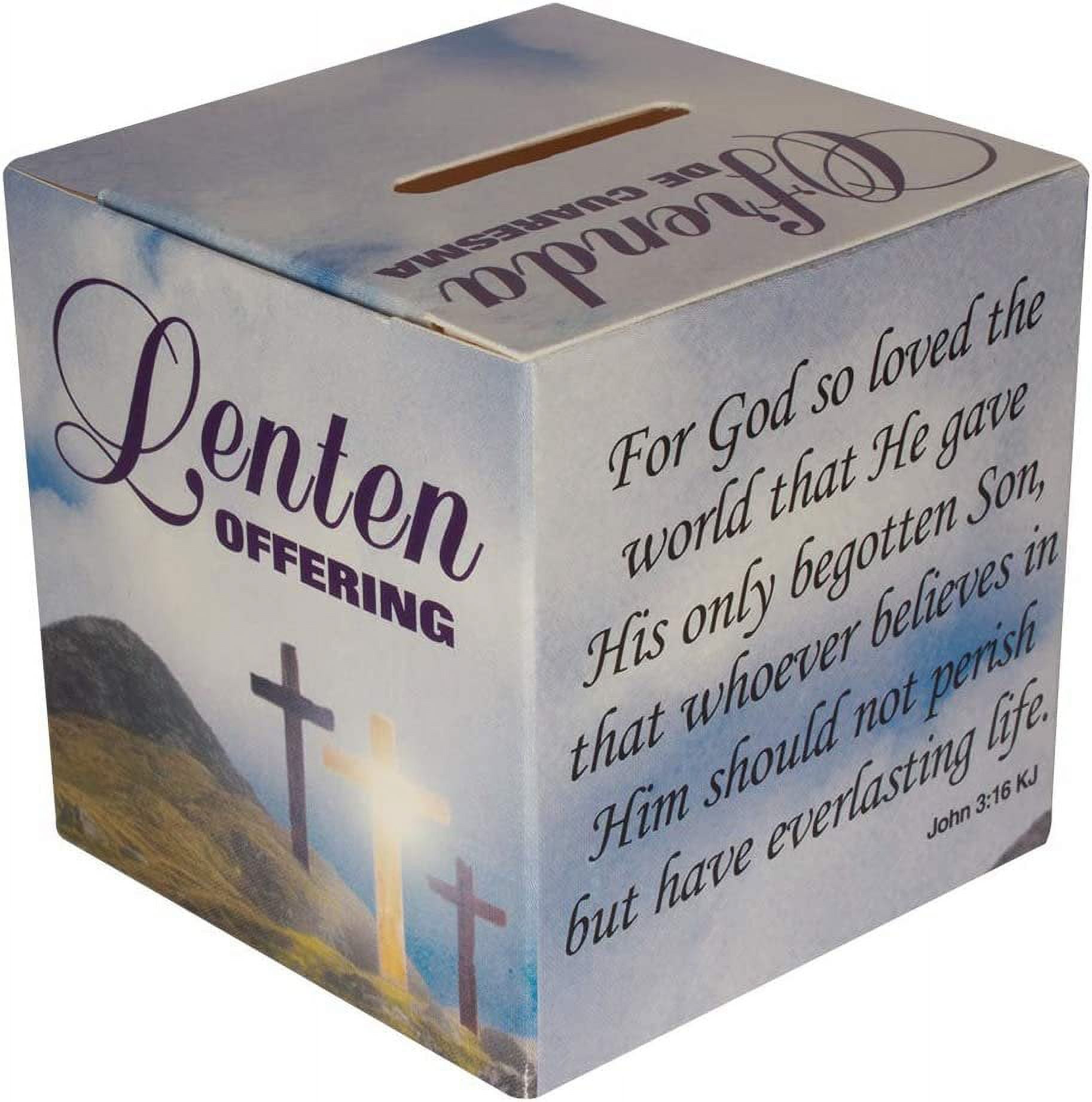 English Spanish Lenten Easter Offering Self-Denial Donation Boxes Pkg ...