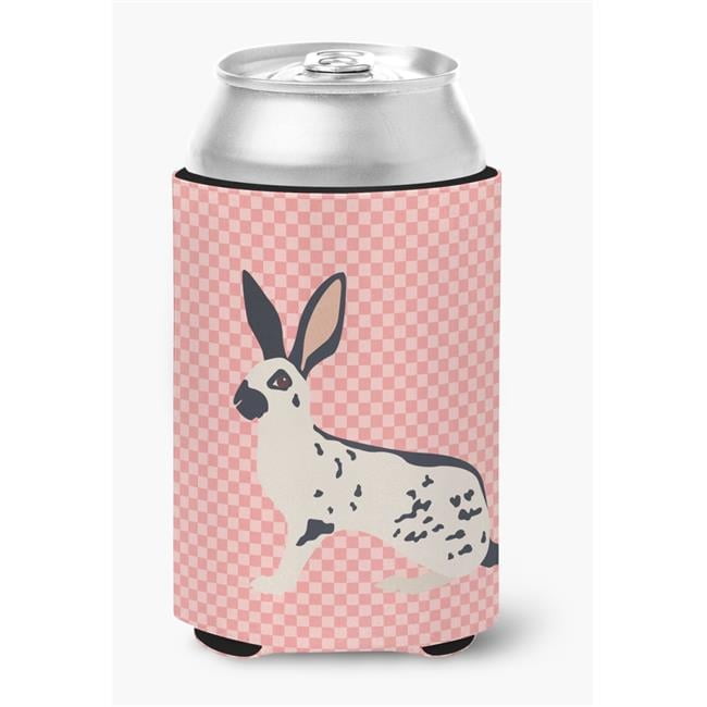 English Spot Rabbit Pink Check Can or Bottle Hugger - Pink - Walmart.com