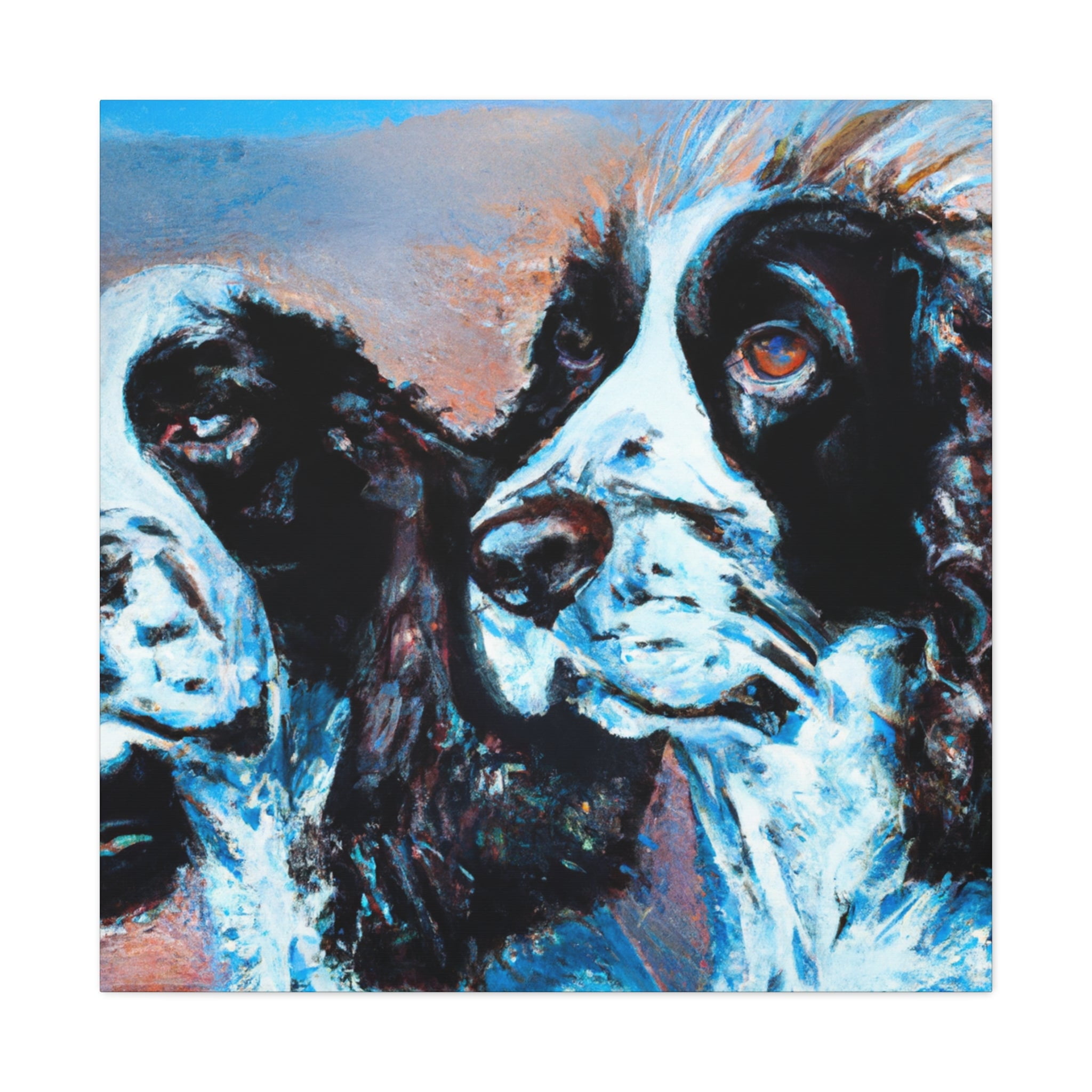 "English Springer Homage" - Canvas - Walmart.com