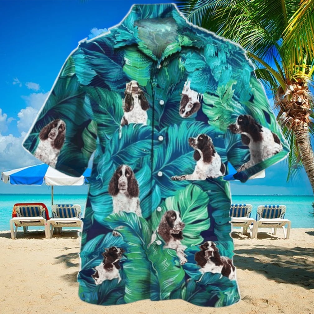 English Springer Spaniel Dog Lovers All Printed 3D Hawaiian Shirt For ...