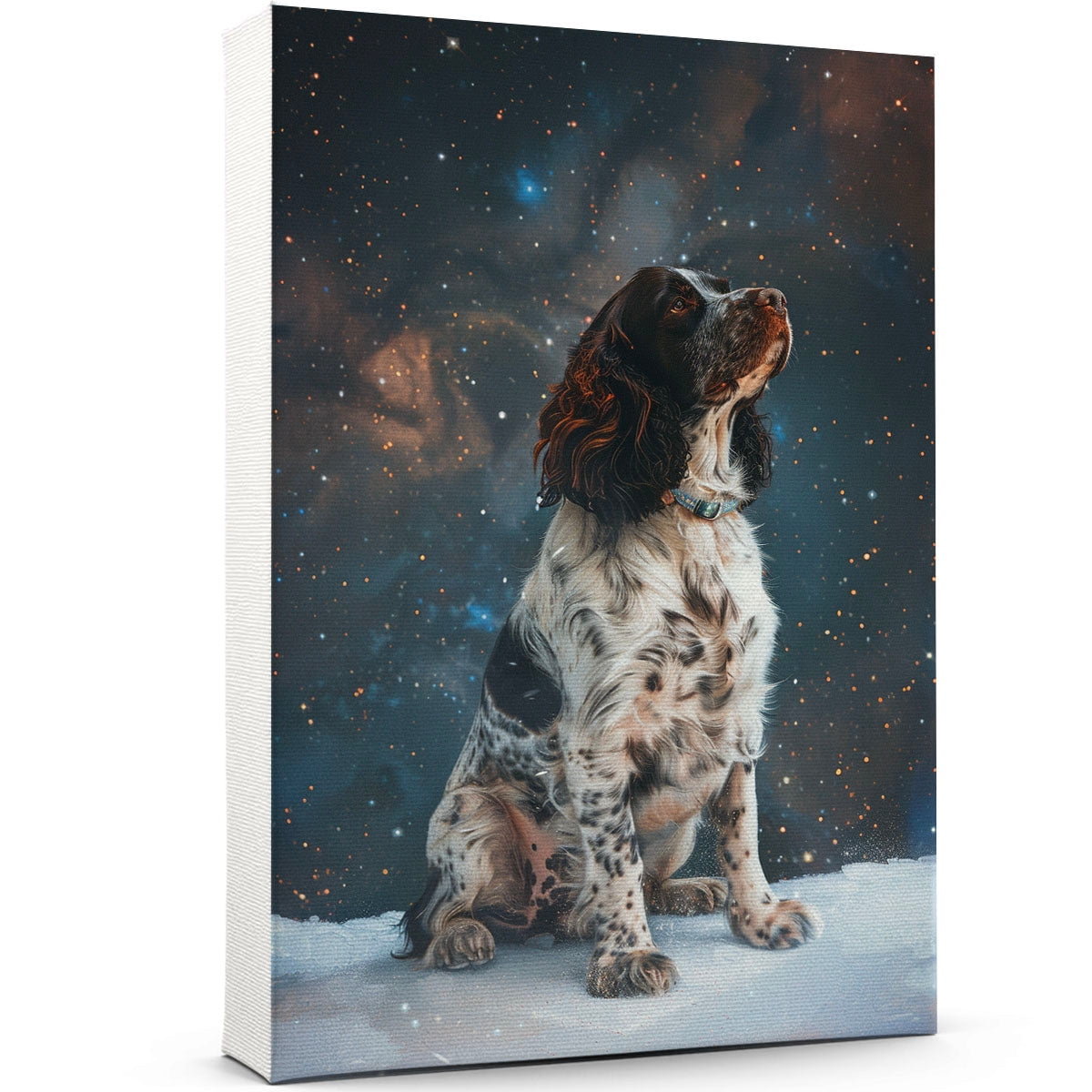 English Springer Spaniel Dog Wall Art, Dog with Space Starry Night ...