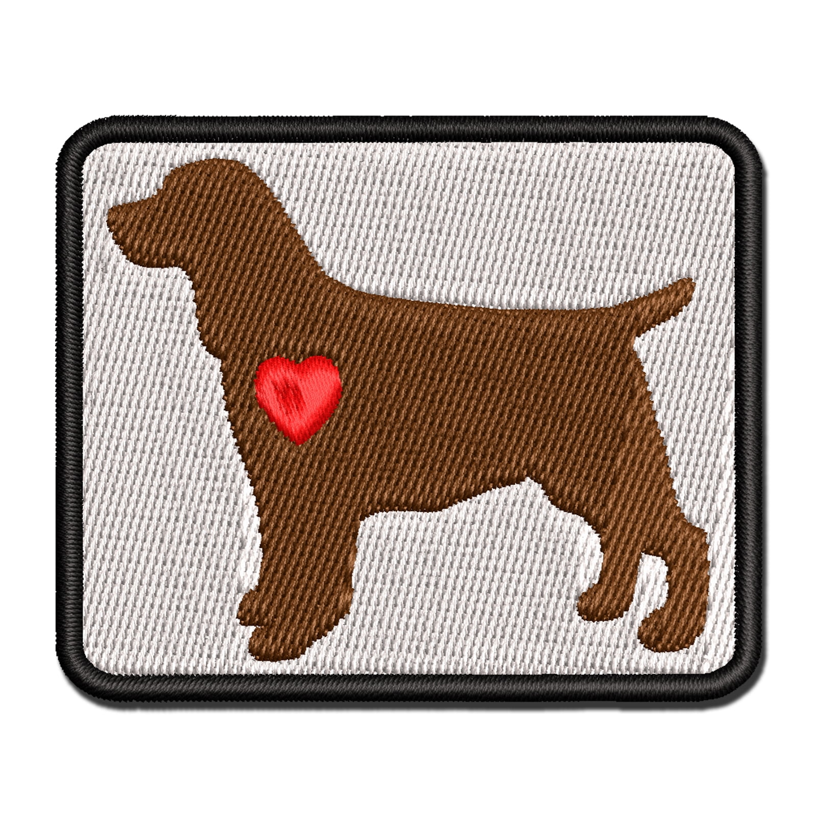 English Springer Spaniel Dog with Heart Applique Multi-Color ...