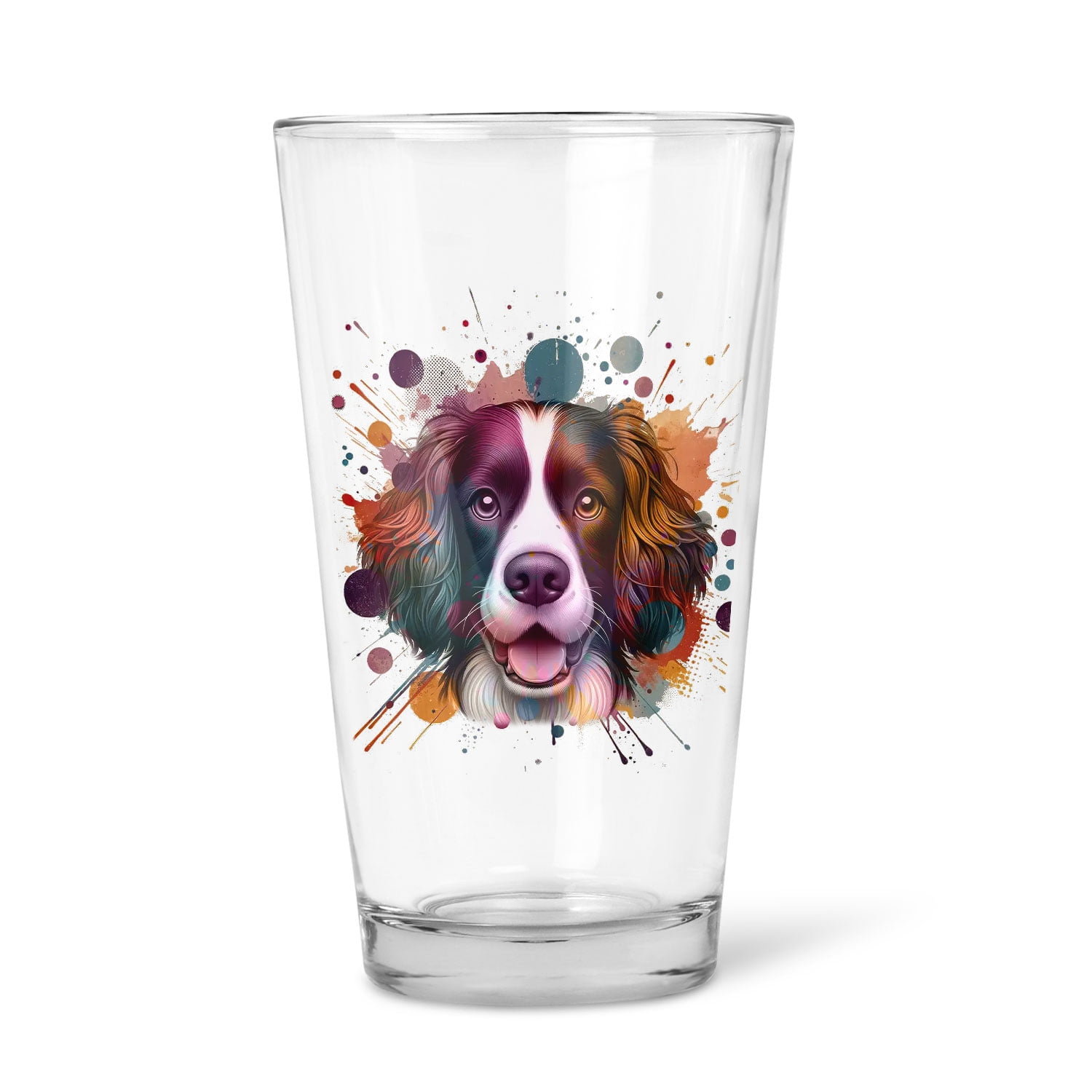 English Springer Spaniel Portrait Watercolor Vintage Retro Styles 16oz ...