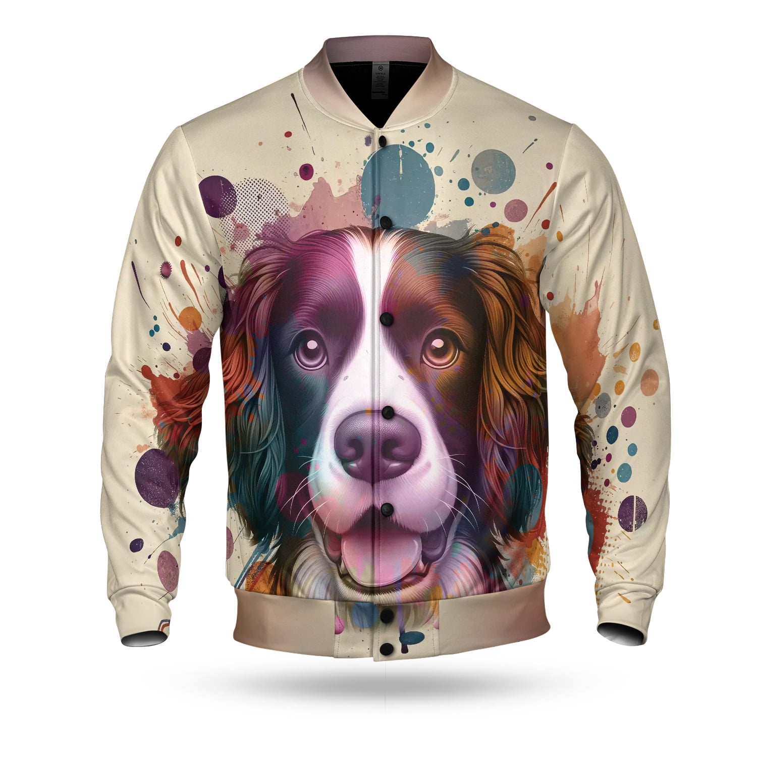 English Springer Spaniel Portrait Watercolor Vintage Retro Styles All ...