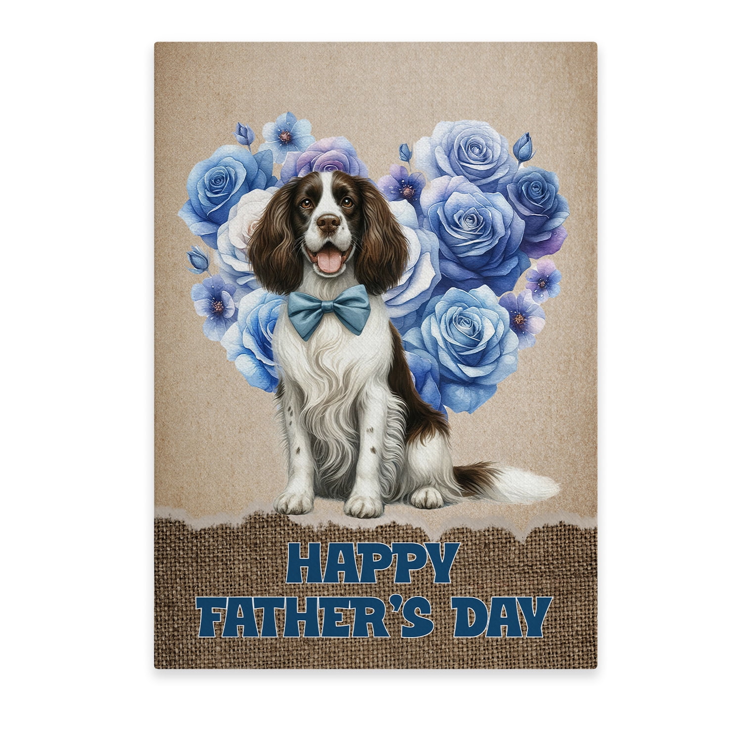 English Springer Spaniel Proud Dad Happy Father's Day Vertical Matte ...