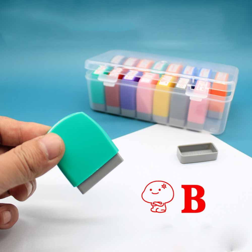 English Student Kids Seal Children Toy Stamps Photosensitive Chapter ...