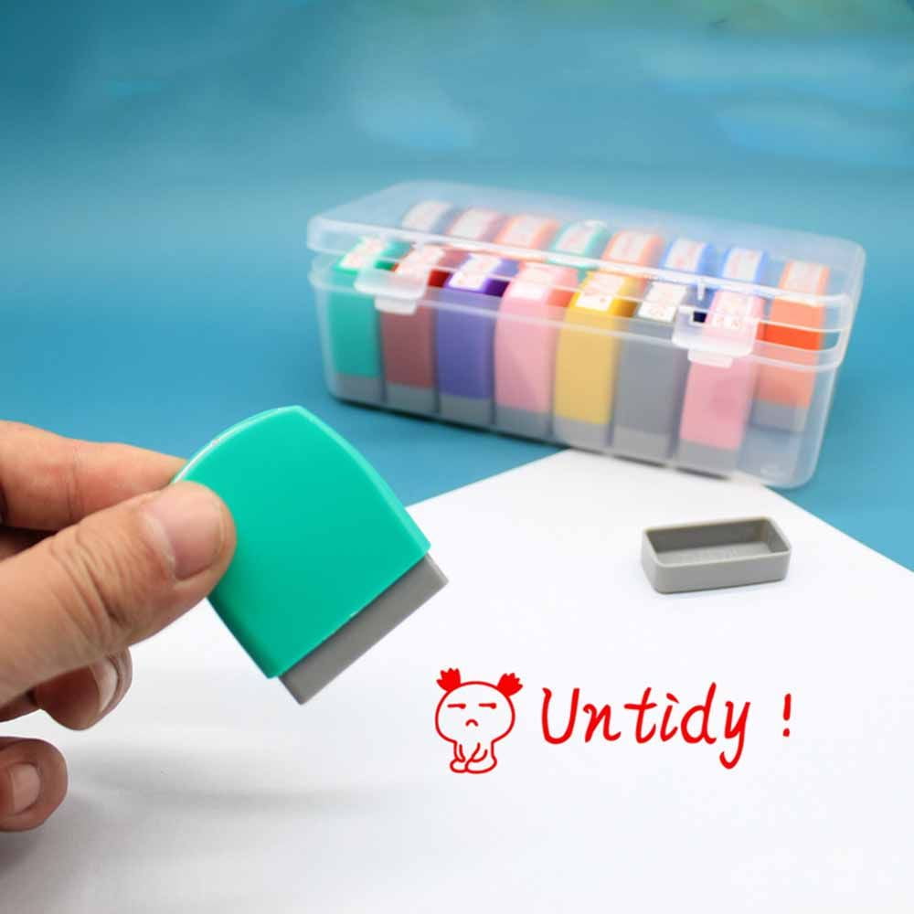 English Student Kids Seal Children Toy Stamps Photosensitive Chapter ...