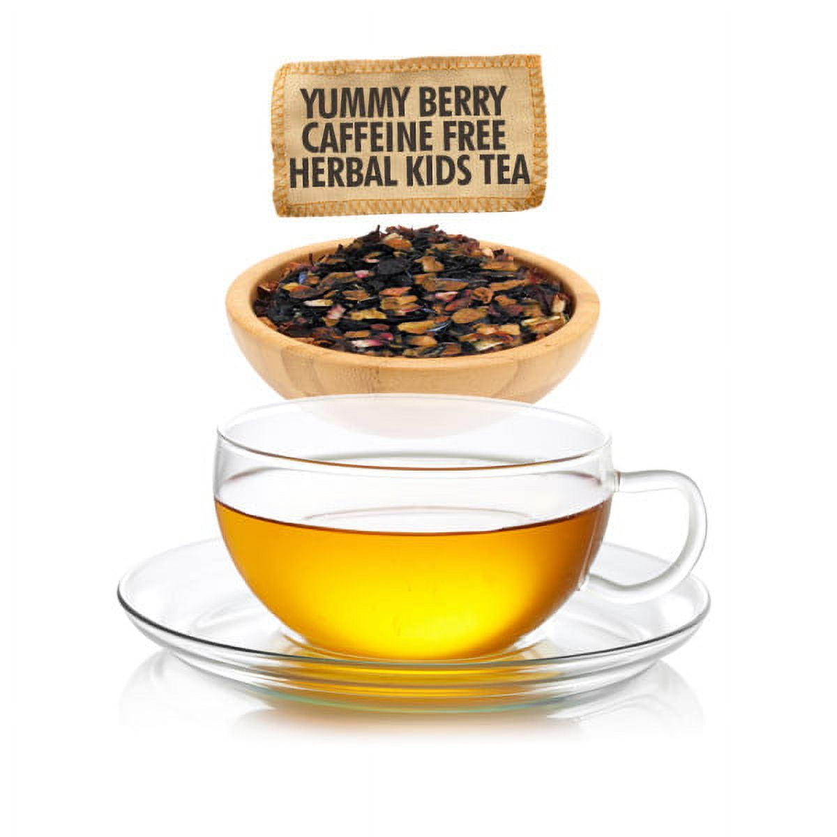 English Tea Caffeine Free Yummy Berry Herbal Tea for Kids Leaf Sampler ...