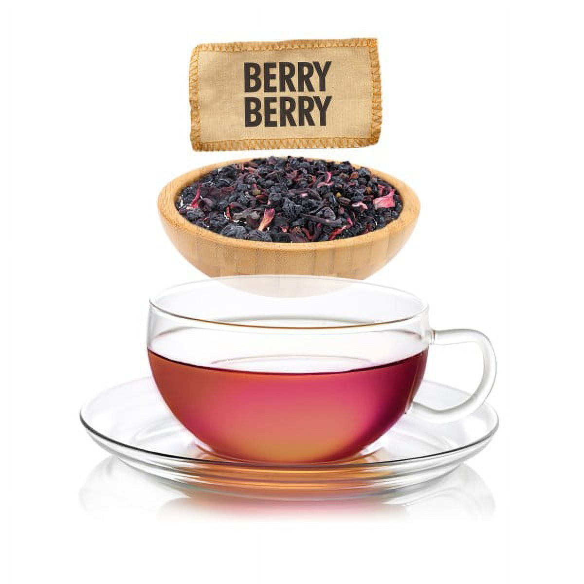 English Tea Shop Berry Berry Herbal Loose Leaf Tea - Sampler Size - 1oz ...
