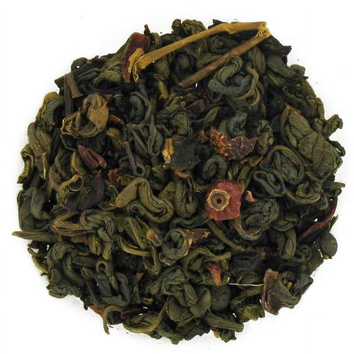 English Tea Shop Pomegranate Hibiscus Flavored Green Tea - Loose Leaf ...