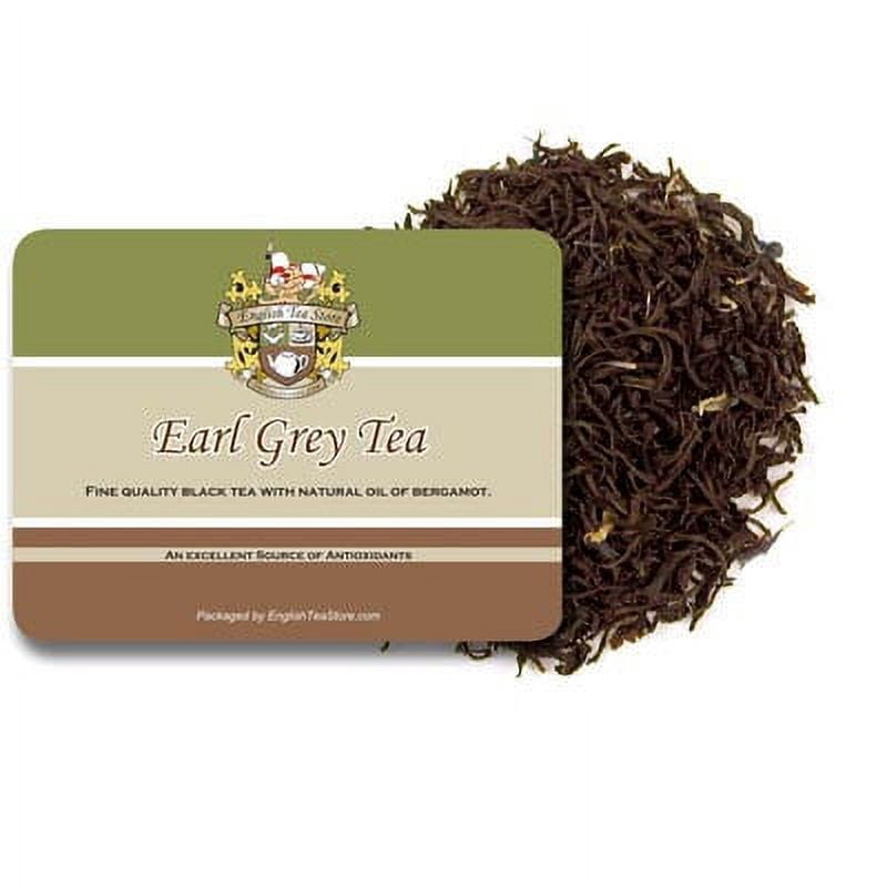 English Tea Store Earl Grey Tea Loose Leaf Pouches - 16oz Coarse Leaf ...