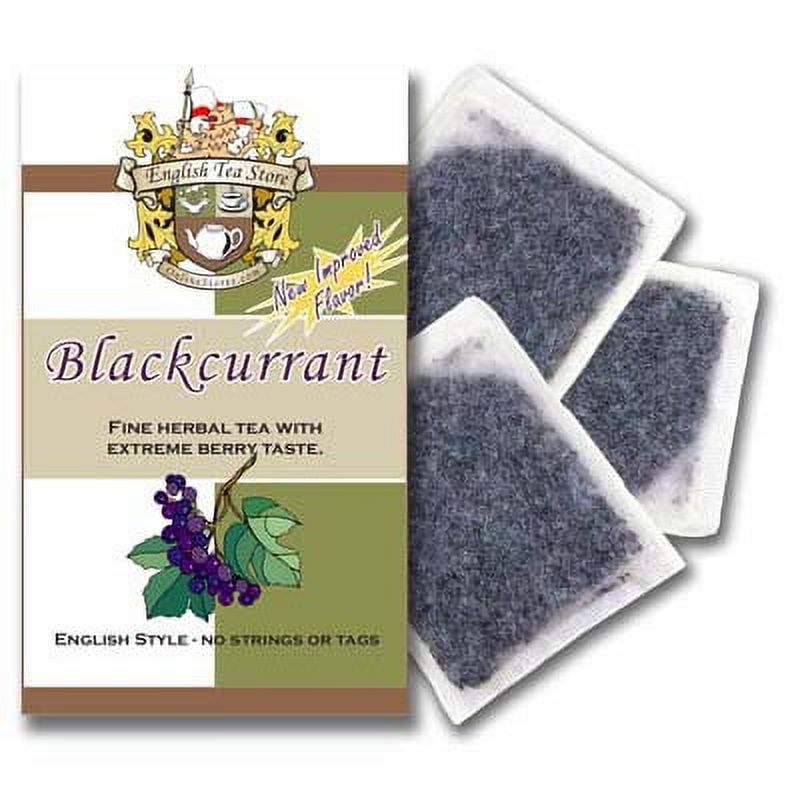 English Tea Store Blackcurrant Herbal Tea, Bulk Pack, 500 Teabags ...