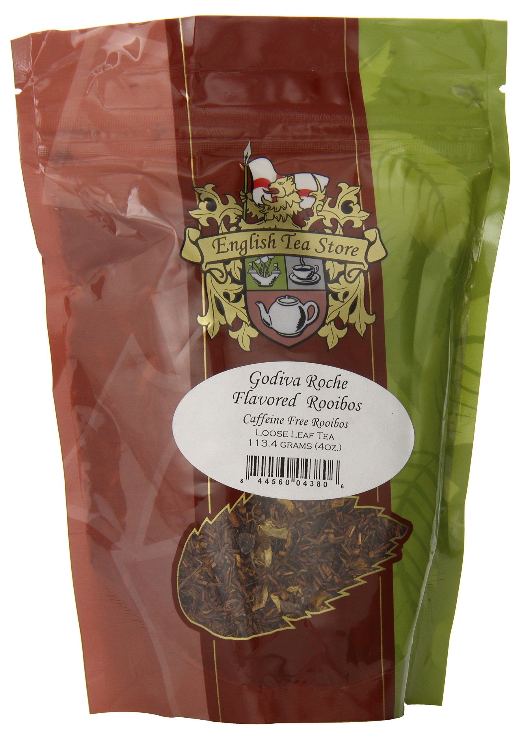 English Tea Store Loose Leaf, Godiva Roche Flavored Rooibos - Pouches ...