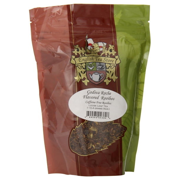 English Tea Store Loose Leaf, Godiva Roche Flavored Rooibos - Pouches ...