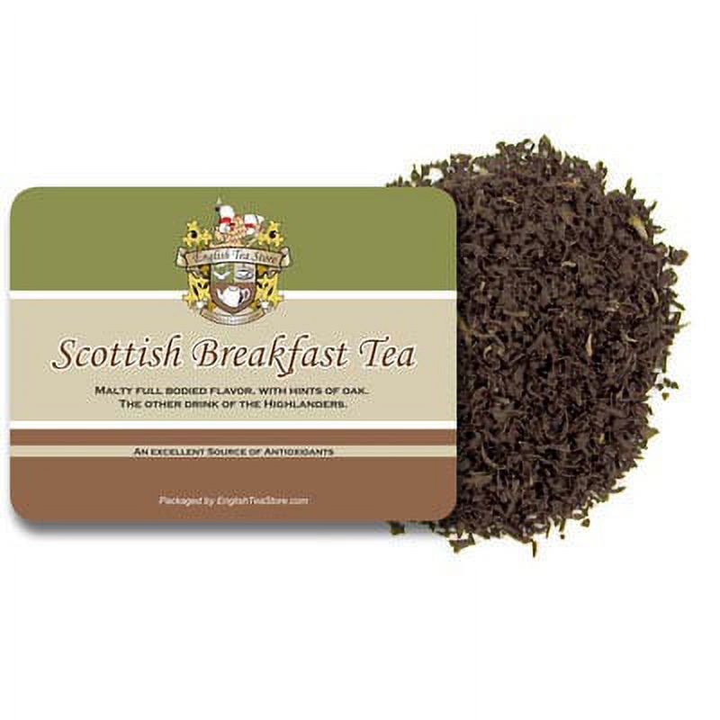 English Tea Store Scottish Breakfast Tea Loose Leaf Pouches - 16oz ...
