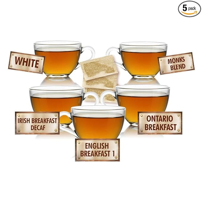 English Tea Store Tasty Teas Sampler | 5 Tea Bags of 5 Delicious ...