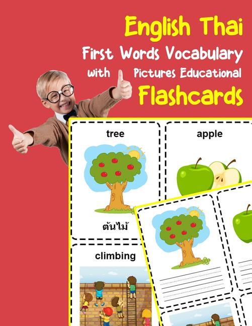 Flashcards for Toddlers English Thai First Words Vocabulary with ...