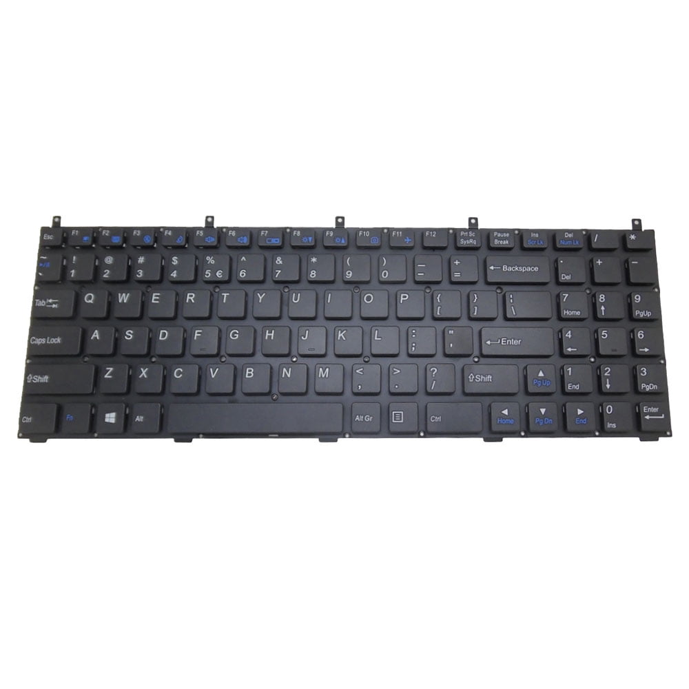 English US Laptop Keyboard For Sager NP8130 NP8150 NP8170 Black With ...
