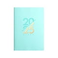 English Version Of The Schedule Book 2025 Notebook A5 Cyan|2025 ...
