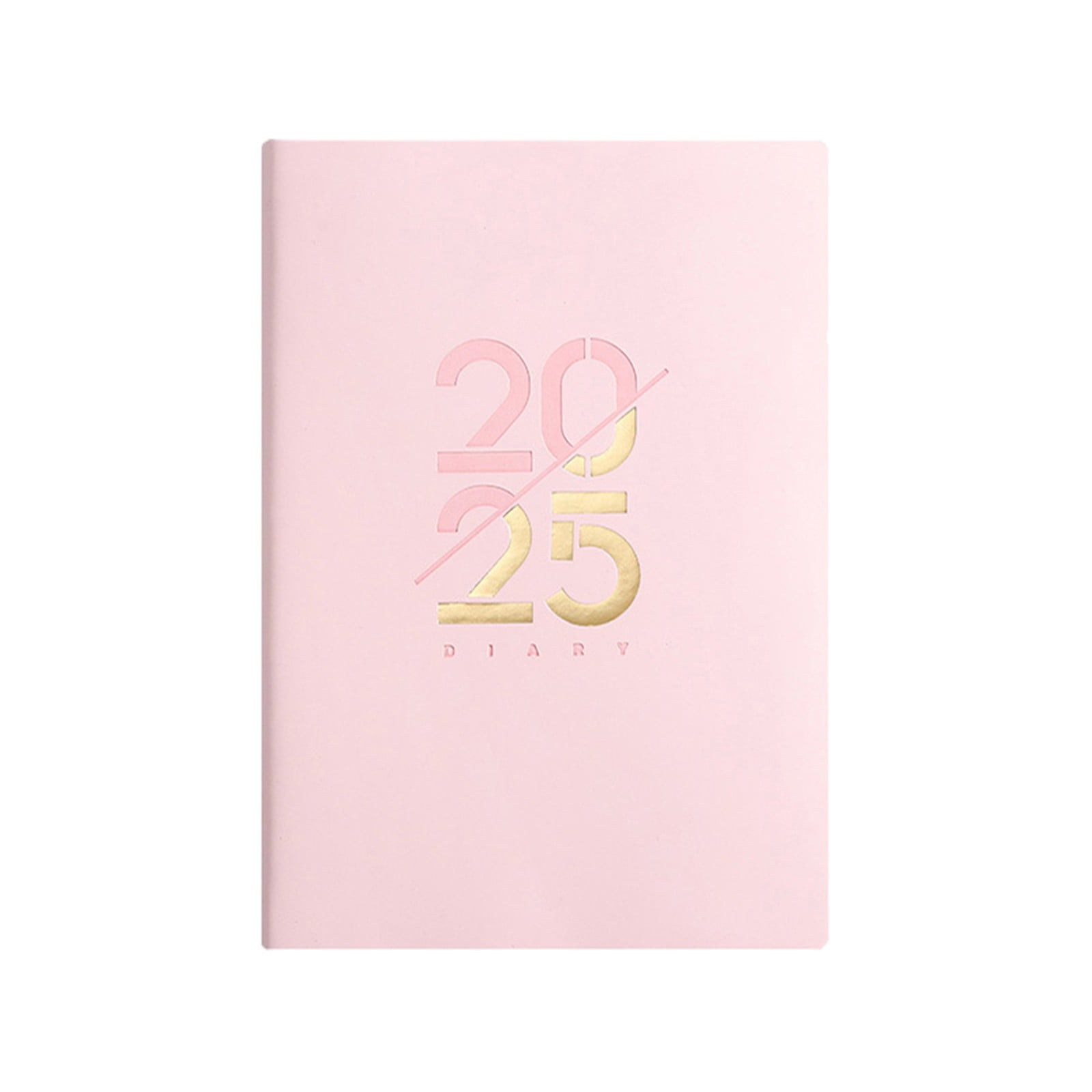 English Version Schedule Book 2025 Notebook A5 Pink|2025 Academic ...