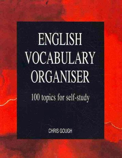English Vocabulary Organiser : 100 Topics for Self-Study - Walmart.com