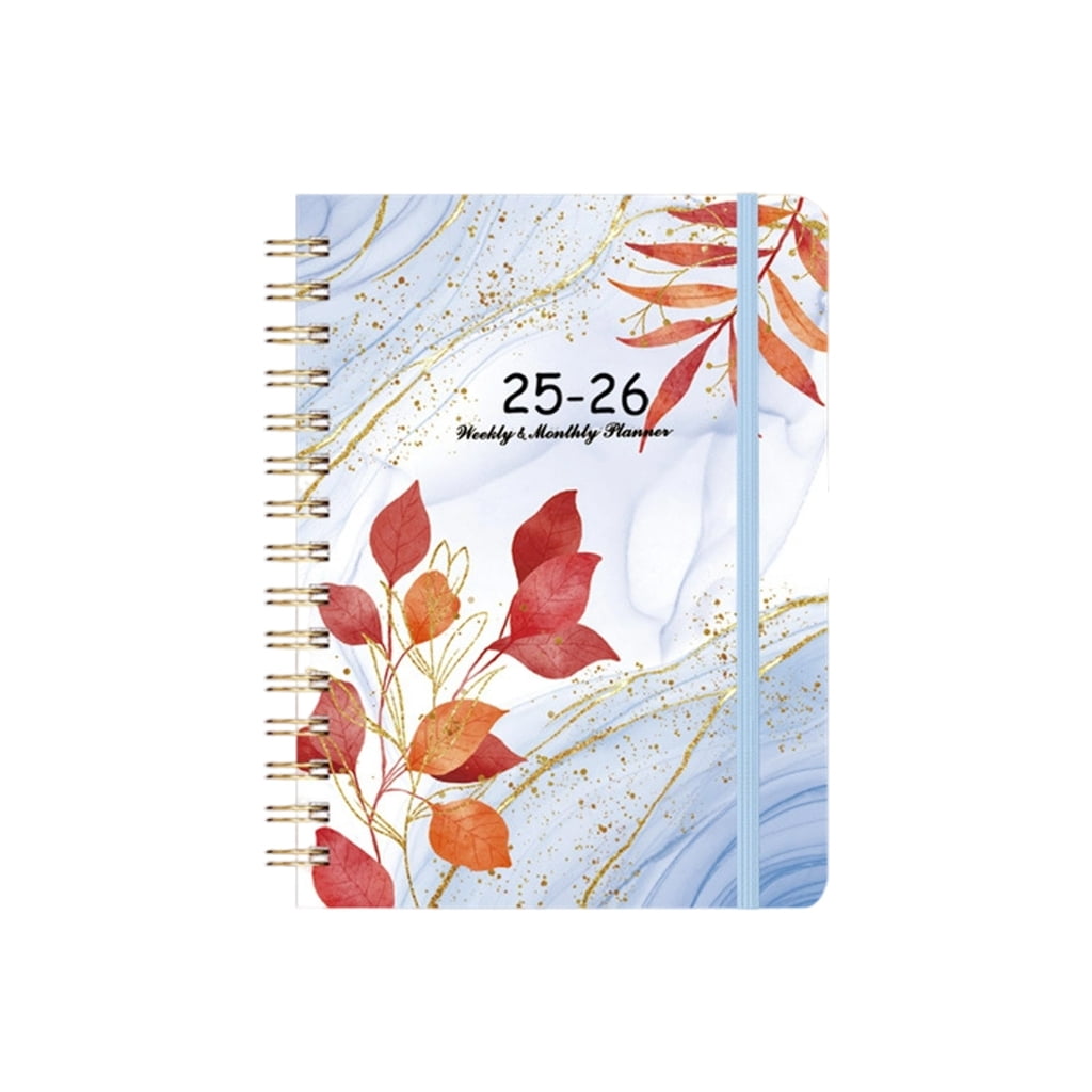 English Weekly Schedule Notebook With 180 Degree Lay Flat Design Coil ...