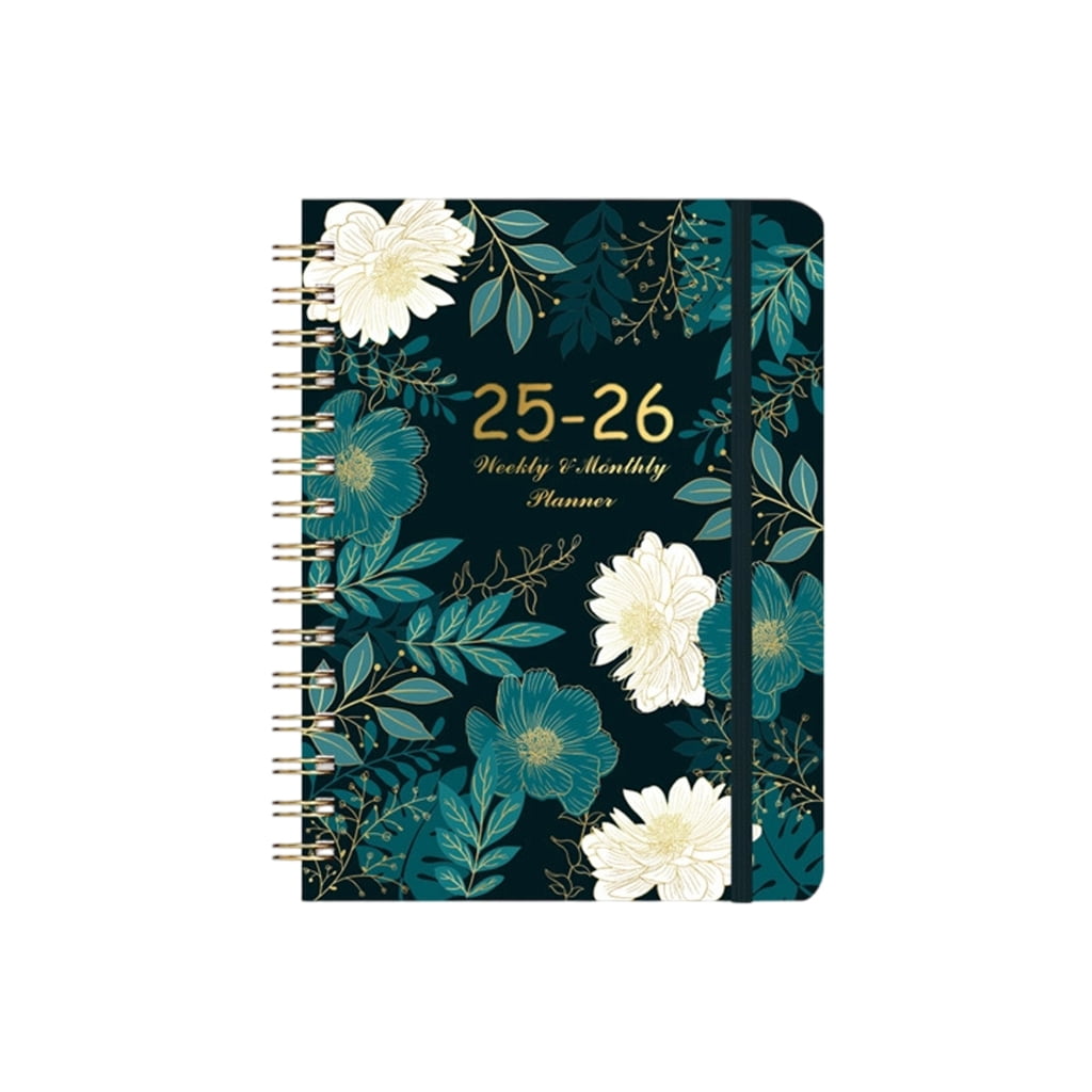 English Weekly Schedule Notebook With 180 Degree Lay Flat Design Coil ...