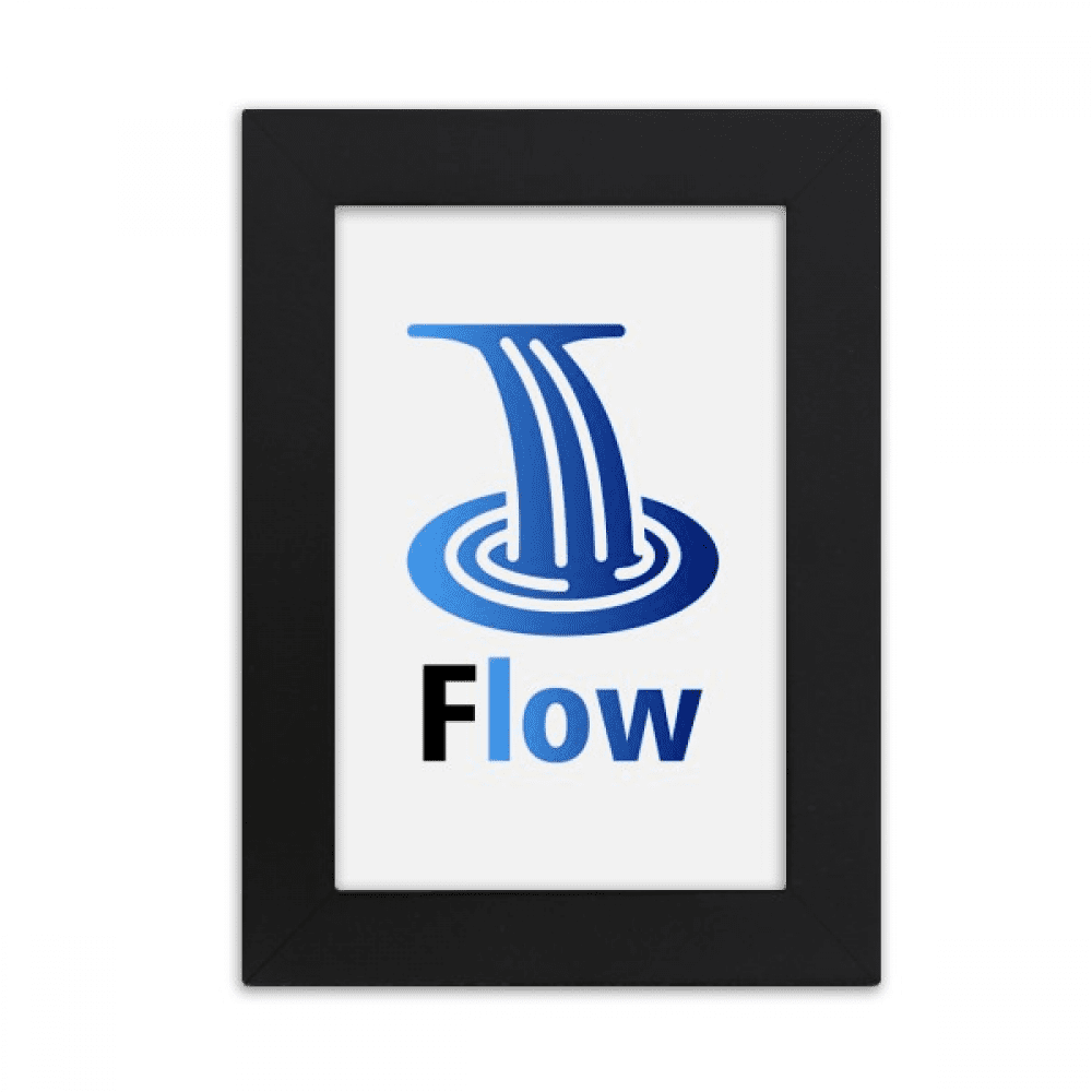 English Words Current Flow Low Desktop Photo Frame Picture Display Art ...