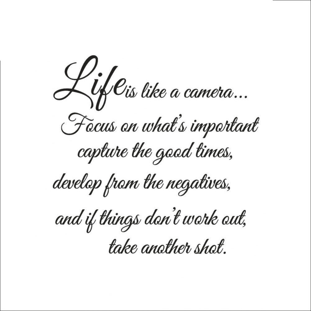 English Words Sticker Living Room Bedroom Backdrop Wall Decorative ...