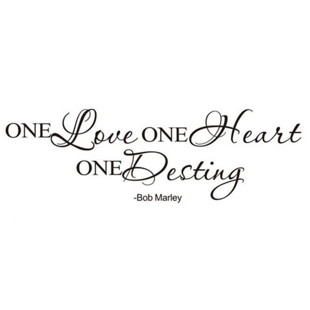 English Words Sticker Living Room Bedroom Backdrop Wall Decorative ...