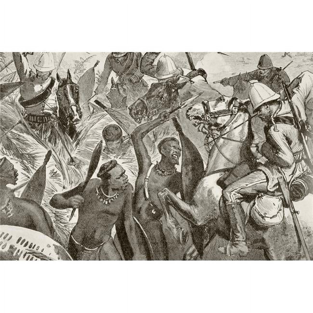 English & Zulus Clash At The Battle of Ulundi During The Anglo-Zulu War ...