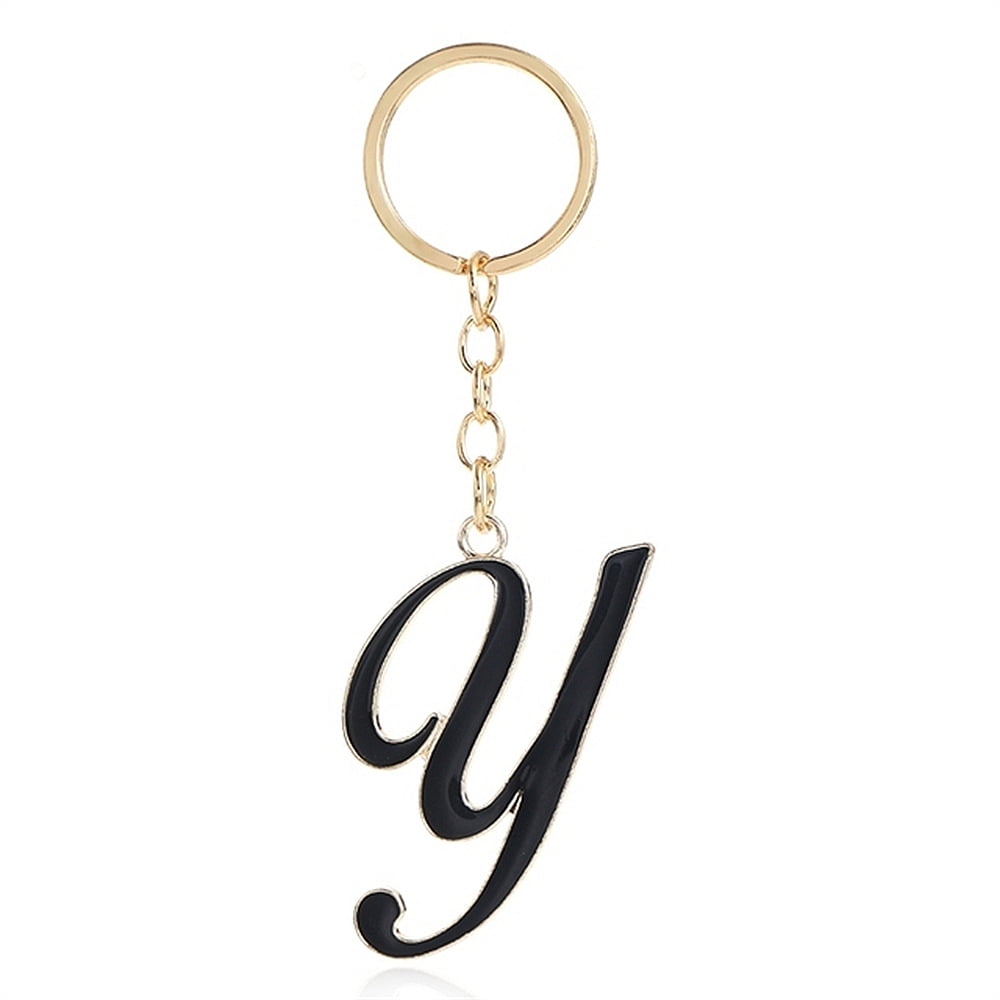 English letter keychain, numeric keychain, 26 English letter keychains ...