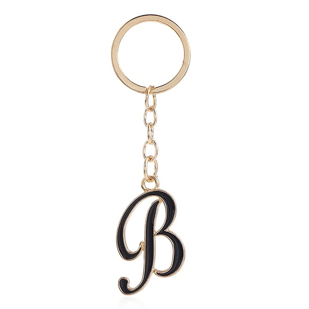 English letter keychain, numeric keychain, 26 English letter keychains ...