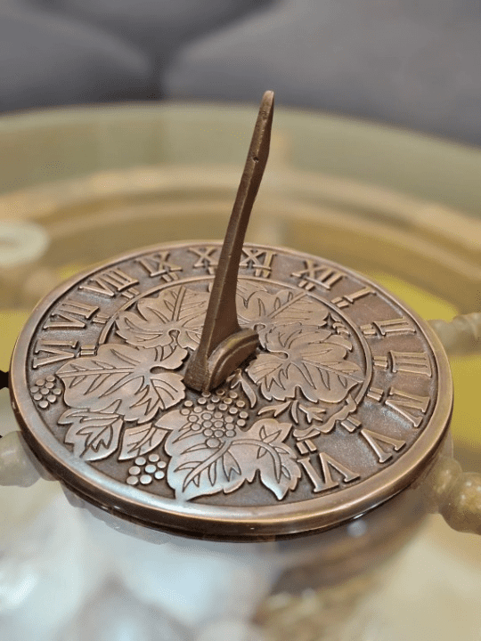 Engraved Brass Garden Sundial - Home & Garden Decor - Perfect ...