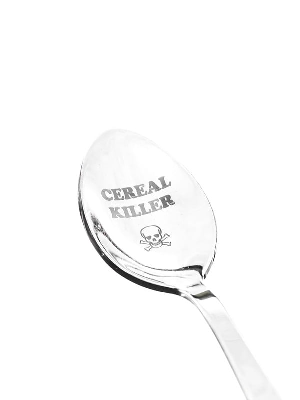 Engraved 'Cereal Killer' Spoon – The Perfect Funny Gift for Your ...