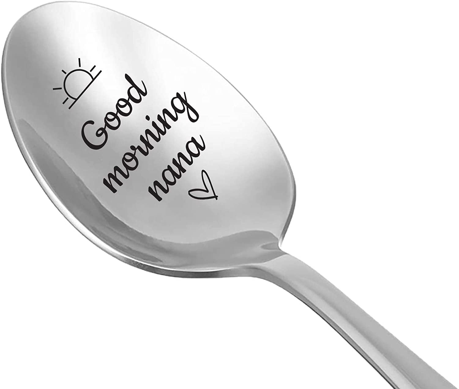 Engraved Spoon - Gift for Grandmother - Good Morning Nana Spoon Gift ...