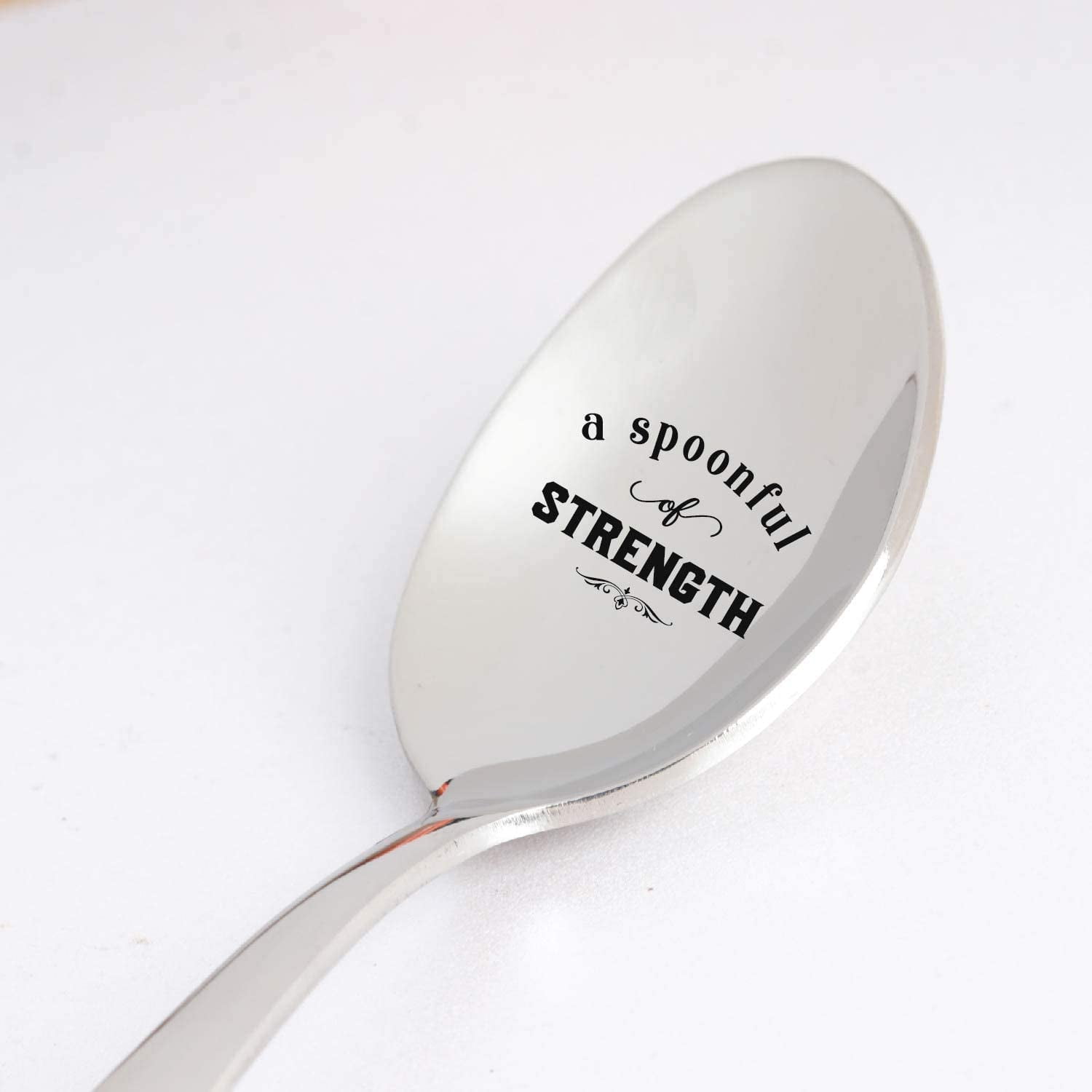 Engraved Spoon - A Spoonful Of Strength - Motivational Gift for Chronic ...