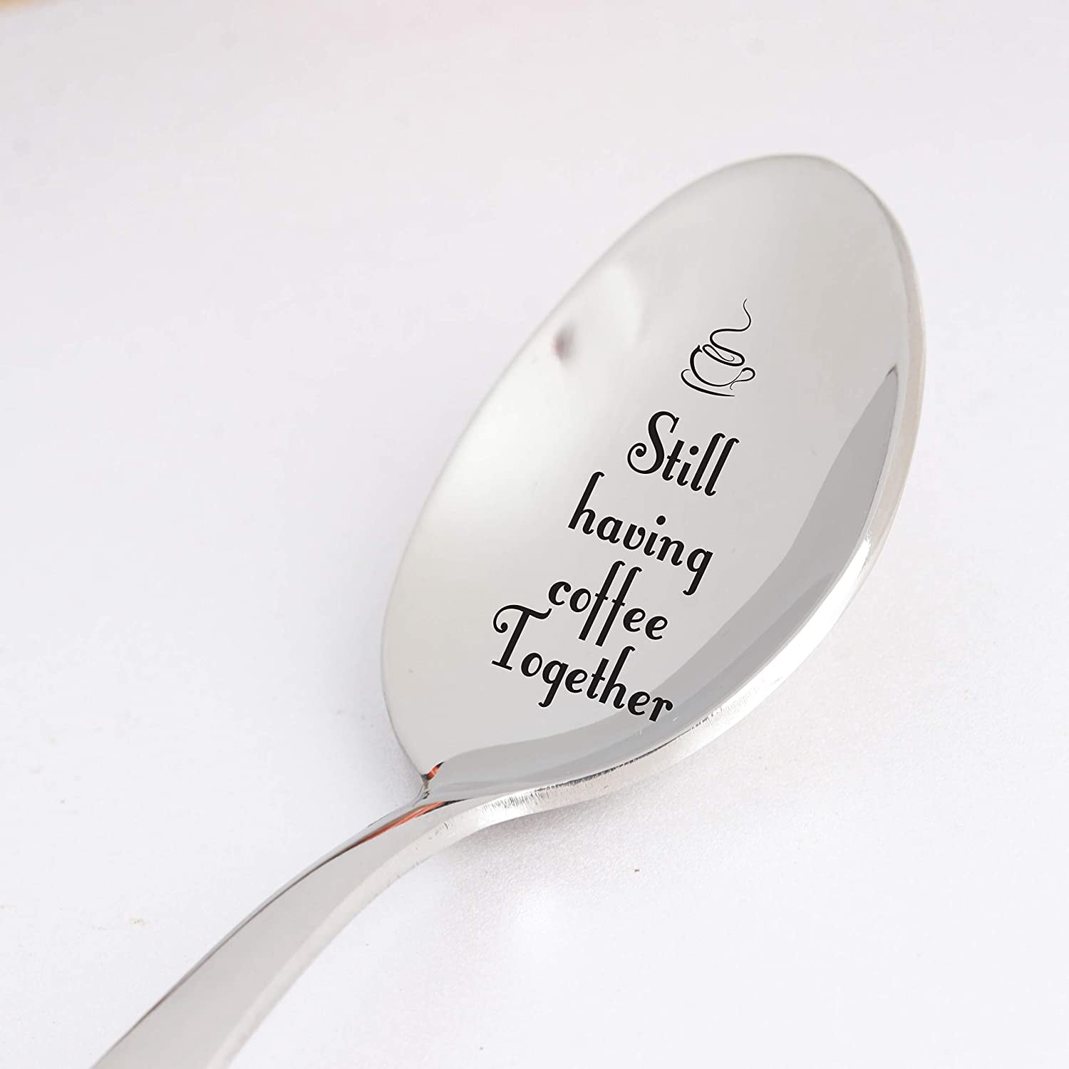 Engraved Spoon - Still Having Coffee Together Spoon | Husband and Wife ...